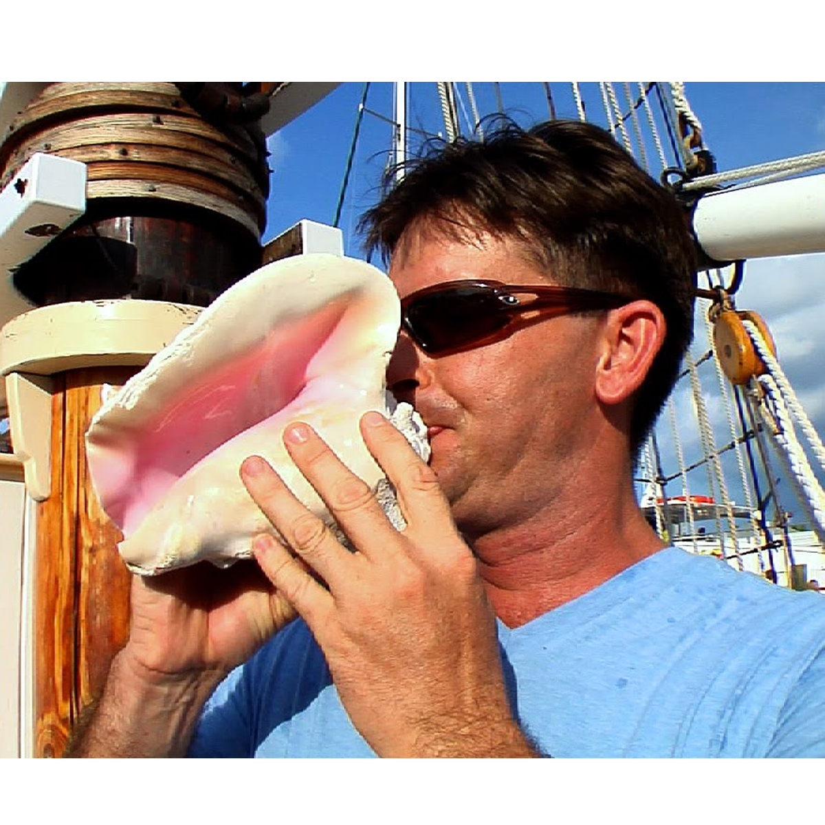 61st Annual Conch Shell Blowing Contest Key West - Mallory Square